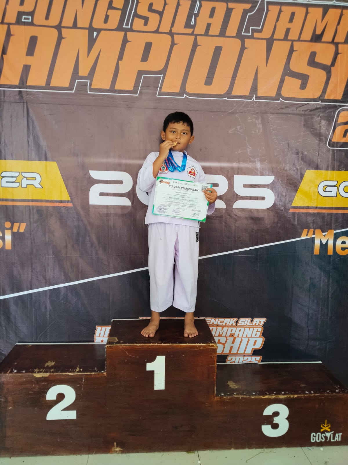 Santri SDIT Darul Muttaqien Raih Juara 1 Pencak Silat Tingkat Regional